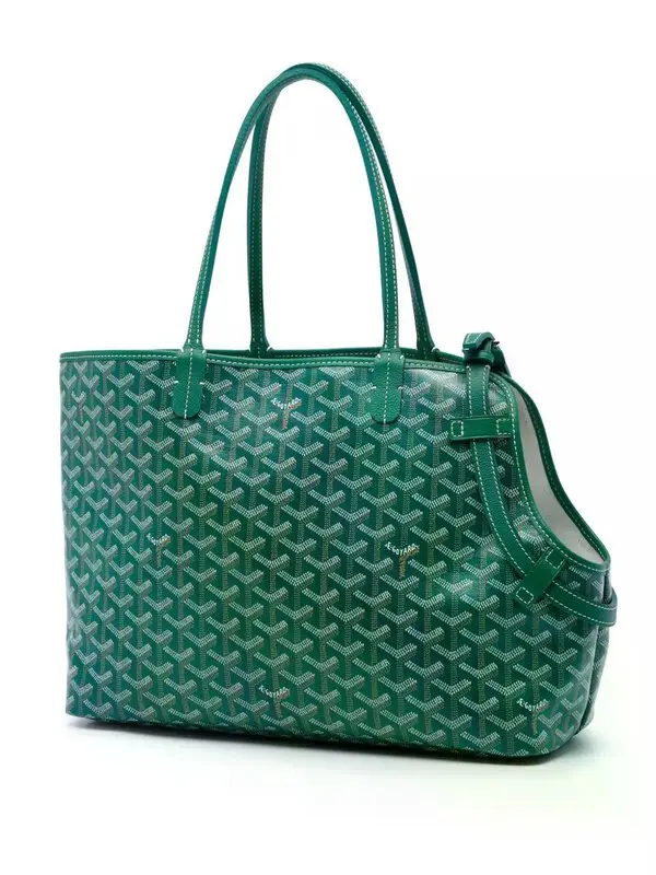 Goyard Pet Carrier Travel Bag - Green
