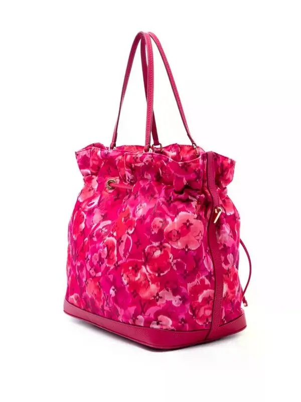 LOUIS VUITTON 2013 Limited Edition Monogram Nylon Ikat Noefull Mm Bucket Bag