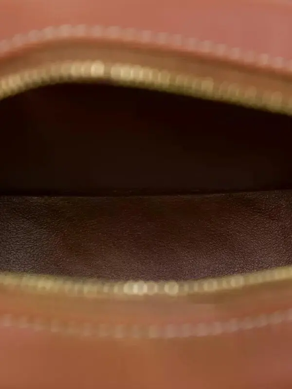 Celine 2021 Small Calfskin Cuir Triomphe Oval Crossbody Bag