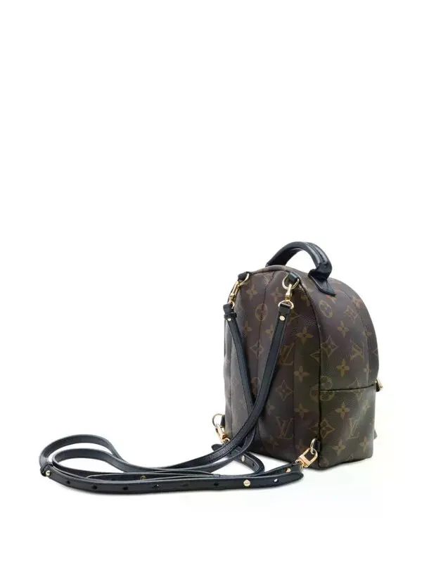 LOUIS VUITTON 2016 Monogram Mini Palm Springs Backpack - Brown