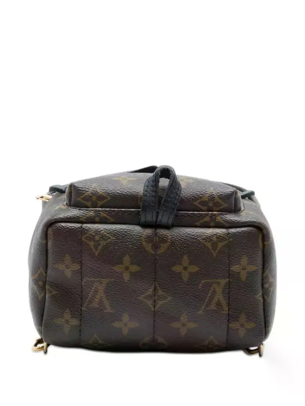 LOUIS VUITTON 2016 Monogram Mini Palm Springs Backpack - Brown