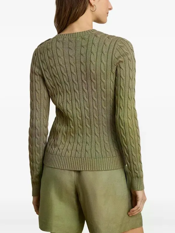 Ralph Lauren Cable Knit Button Detail Sweater