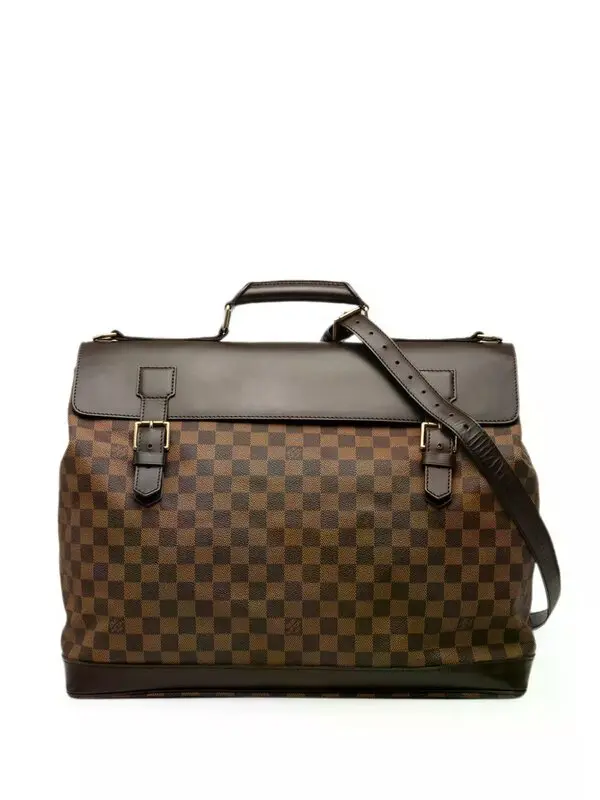 LOUIS VUITTON 1997 Damier Ebene West End Pm Travel Bag - Brown