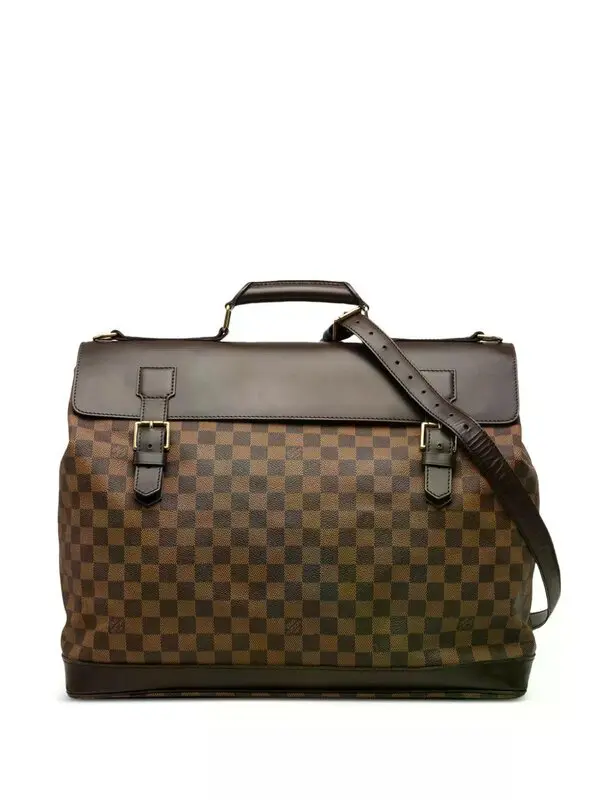 LOUIS VUITTON 1997 Damier Ebene West End Pm Travel Bag - Brown