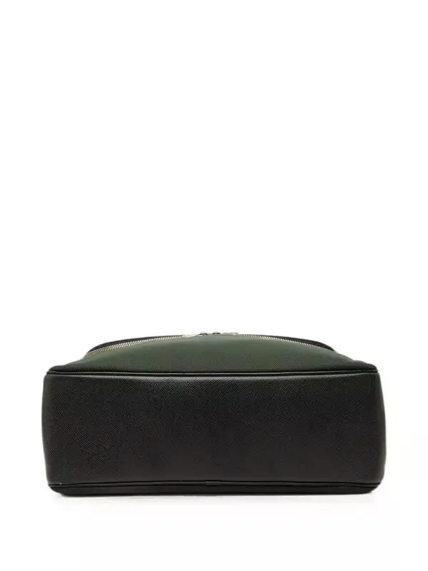 LOUIS VUITTON 2002 Bicolor Taiga And Canvas Taimyr Crossbody Bag