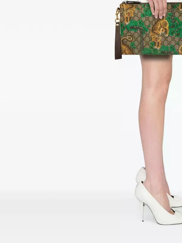 Gucci 2000-2015 Gg Supreme Bengal Clutch Bag