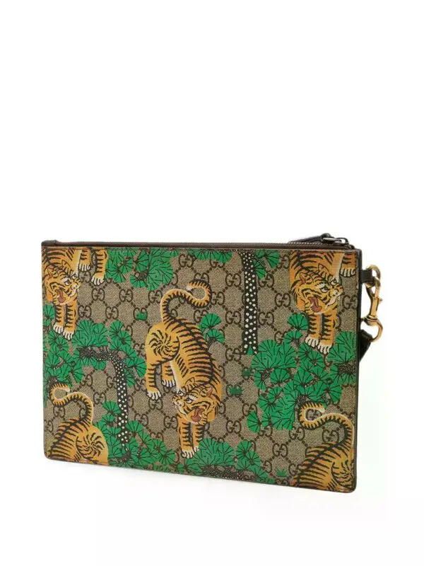 Gucci 2000-2015 Gg Supreme Bengal Clutch Bag