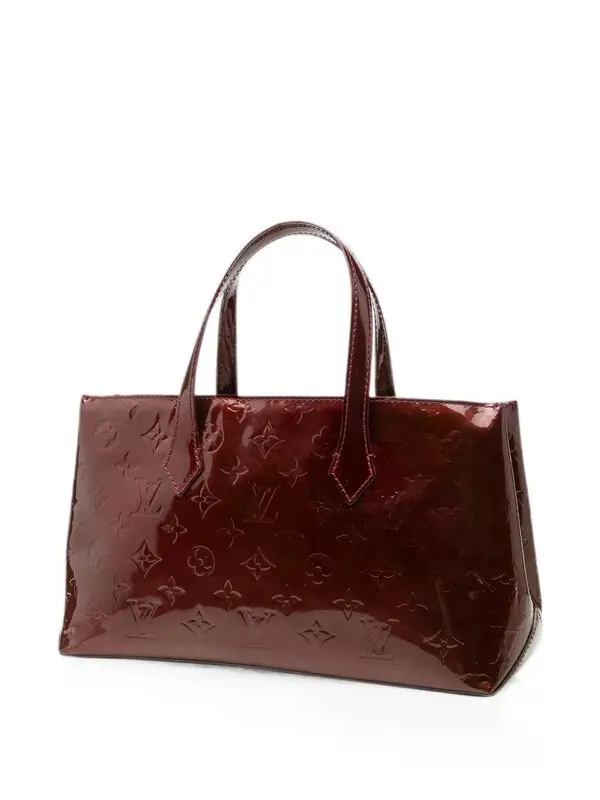 LOUIS VUITTON 1990-2010 Monogram Vernis Wilshire Pm Handbag - Red