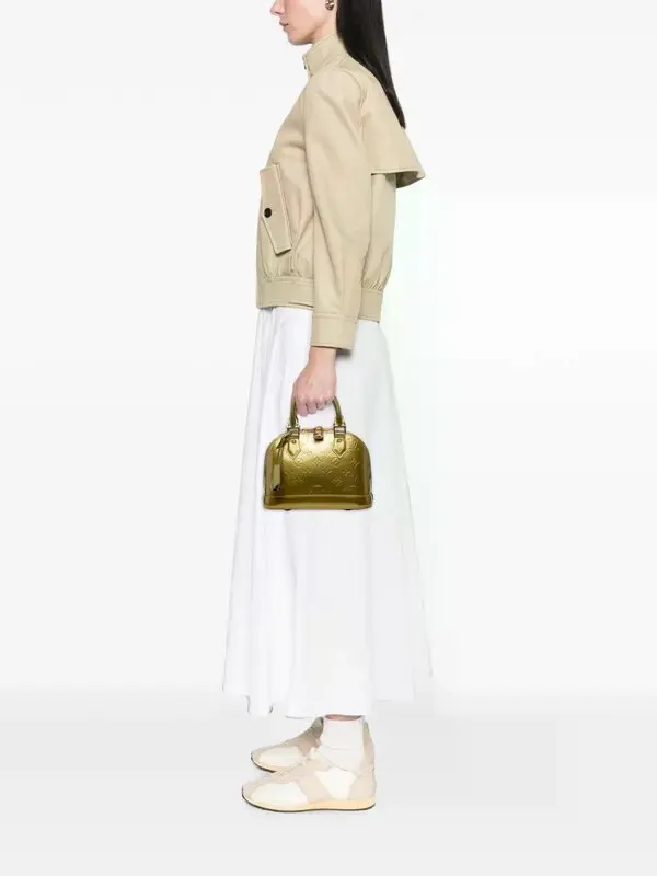 LOUIS VUITTON 1990-2010 Monogram Vernis Alma Bb Satchel