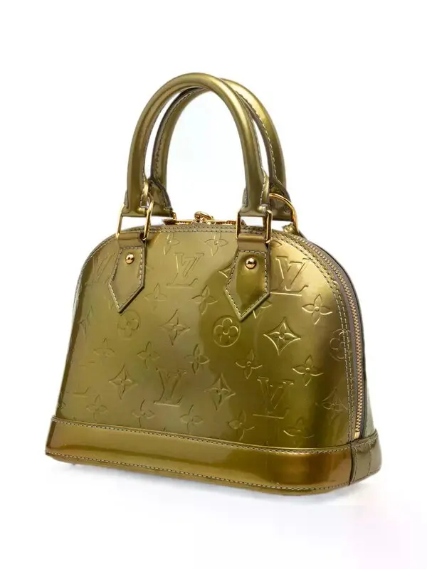 LOUIS VUITTON 1990-2010 Monogram Vernis Alma Bb Satchel
