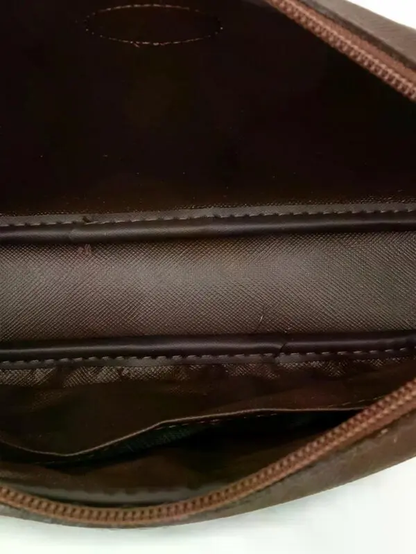 Burberry Vintage Check Canvas Clutch Bag