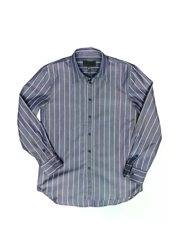 NILI LOTAN Raphael Striped Shirt