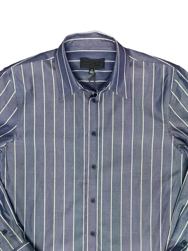 NILI LOTAN Raphael Striped Shirt