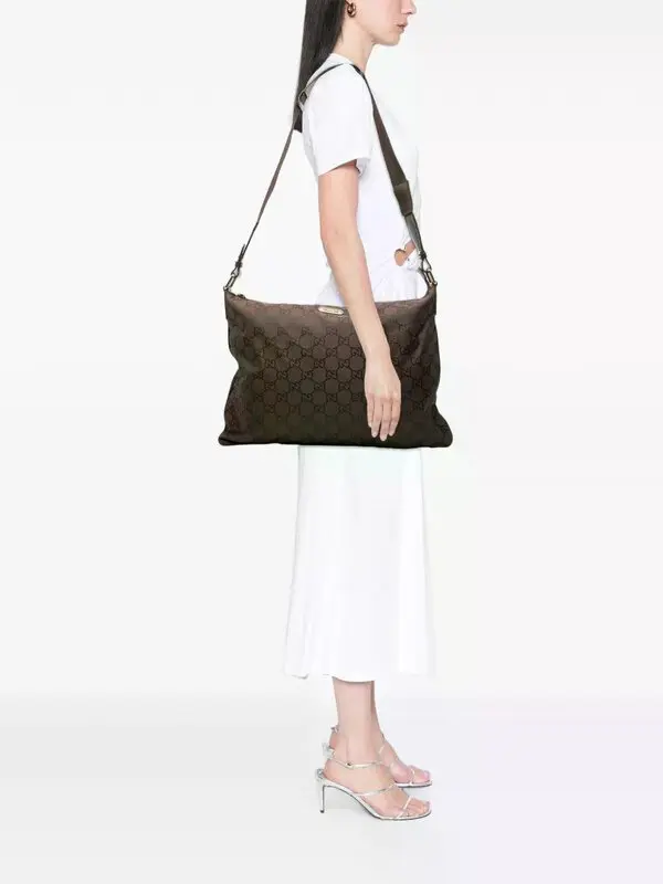 Gucci Gg Monogram Nylon Crossbody Bag