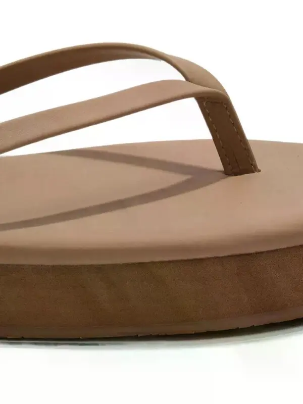 Tkees Lily Platform Leather Flat Sandals