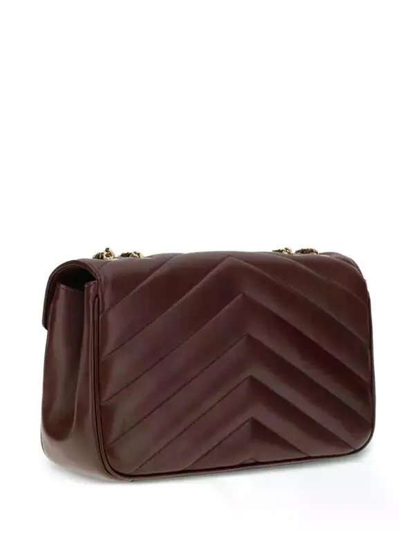 Saint Laurent Medium Loulou Quilted Shoulder Bag - Red