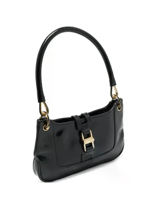 Gucci Jackie 1961 Piston-lock Shoulder Bag - Black