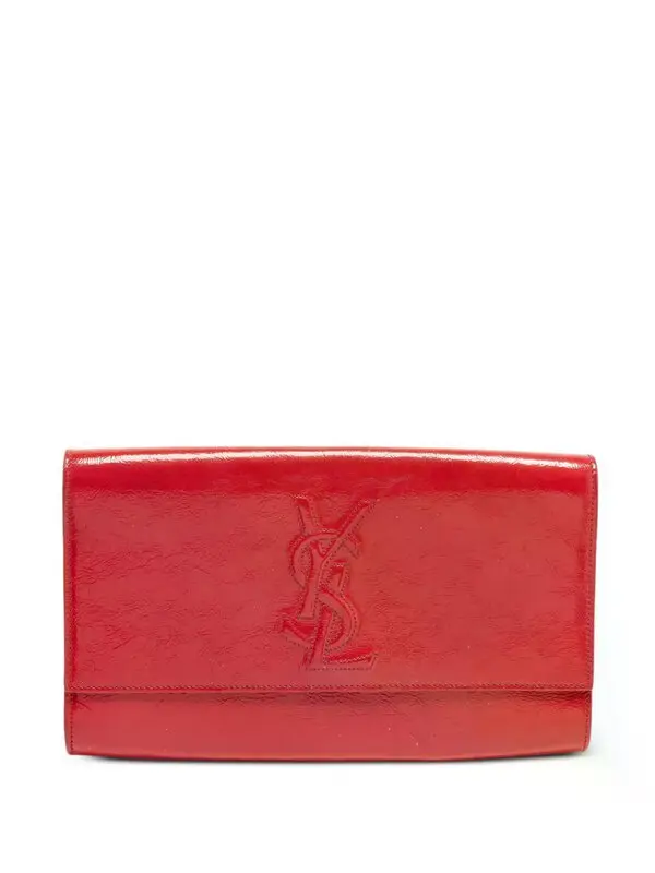 Saint Laurent Belle De Jour Clutch - Red