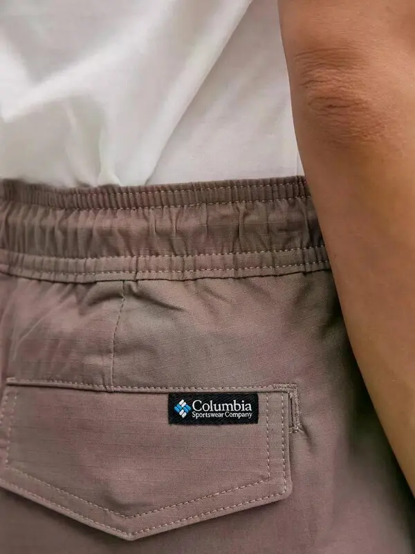 Columbia Roc Drawstring-waist Patch-pocket Shorts