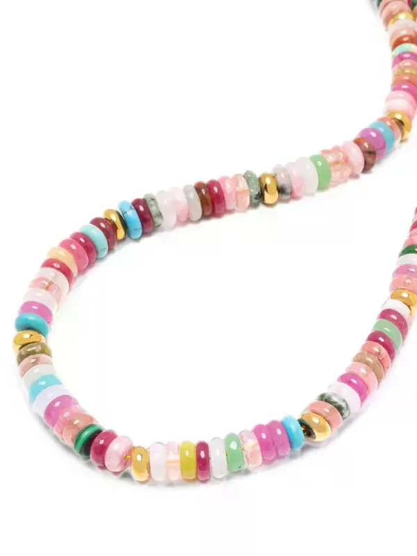 NIALAYA JEWELRY Tourmaline Beaded Necklace