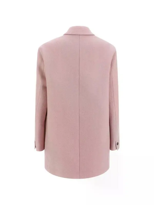 TELA Nomade Herringbone-weave Double-breasted Blazer