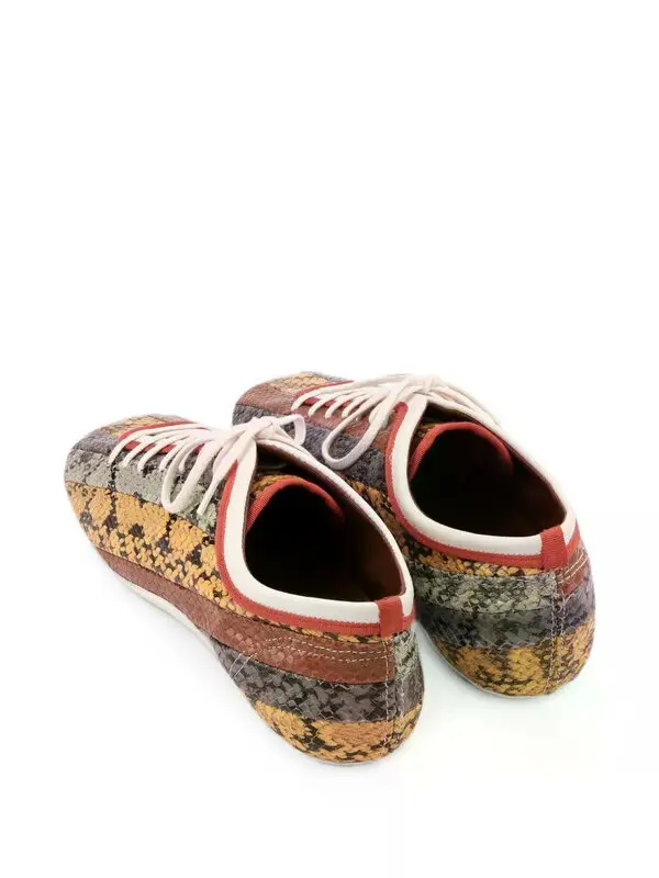 Dries Van Noten Leather Ballerina Sneakers