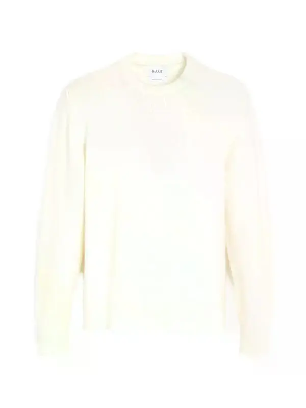 BARRIE Thistle-motif Round-neck Sweater