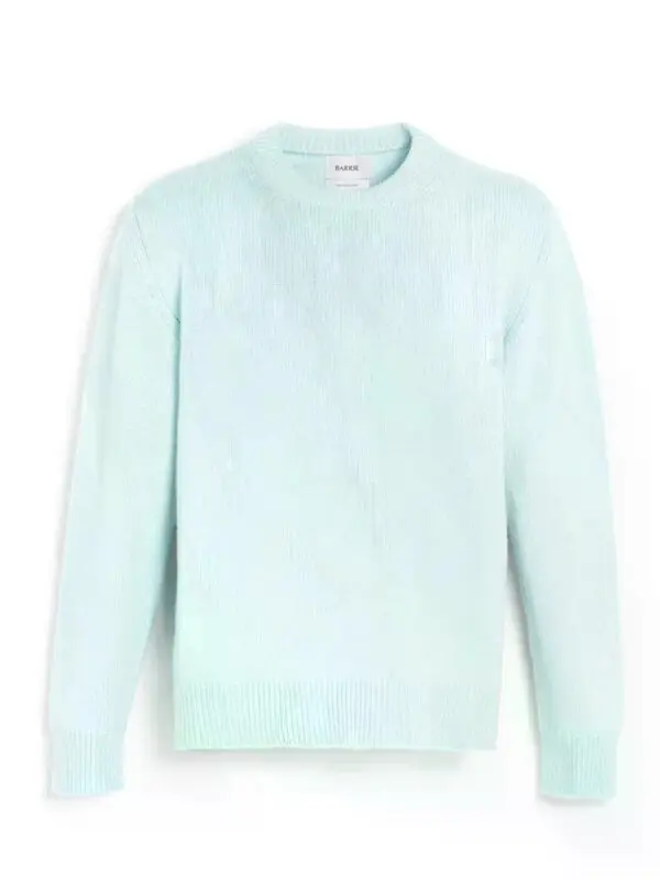 BARRIE Cashmere Sweater With Thistle Motif