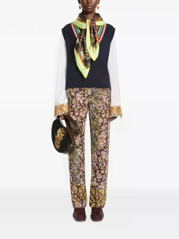 Dries Van Noten Silk Square Scarf