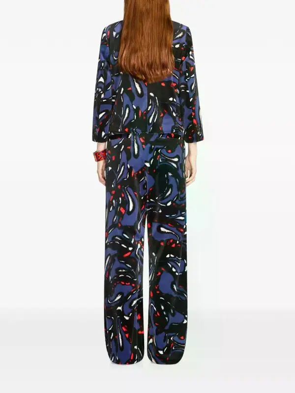Dries Van Noten Cropped Velvet Blazer