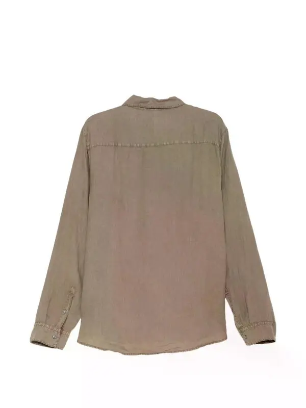 JAMES PERSE Lightweight Linen Shirt - Green