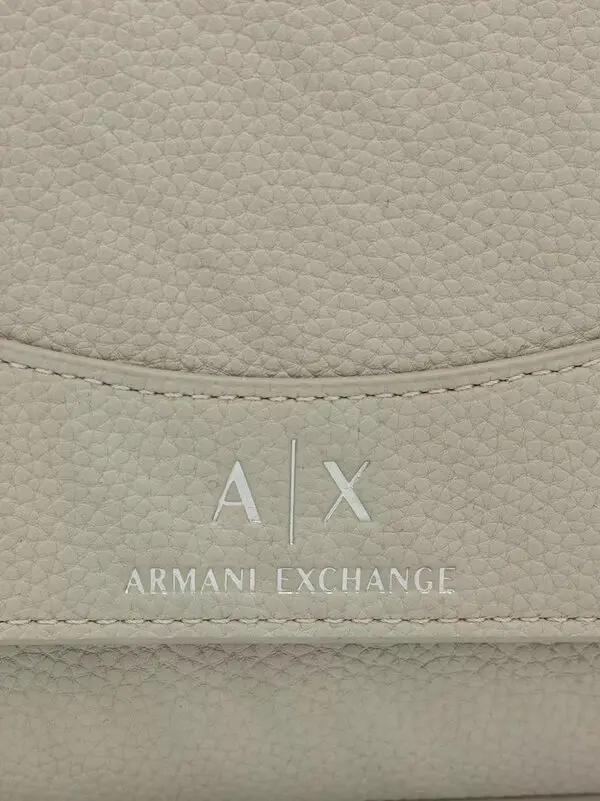 Armani Exchange Logo Print Strap Cross-body Bag - Neutrals
