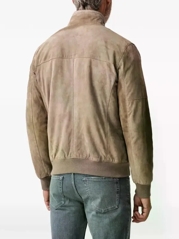 JOOP! Goat Suede Bomber Jacket