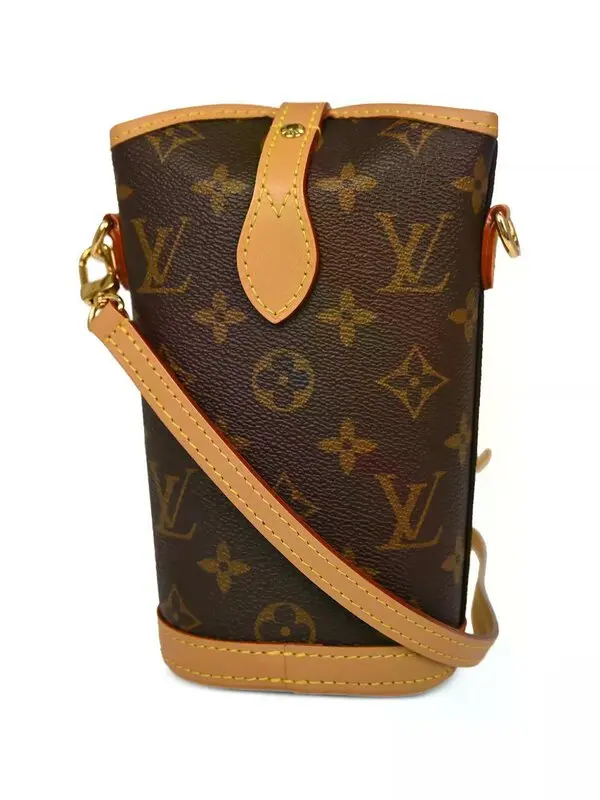LOUIS VUITTON Monogram Canvas Fold Me Pouch Mini Bag - Brown