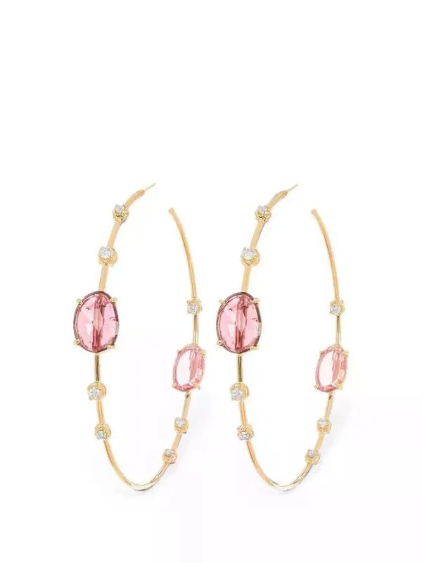 Jacquie Aiche Embelish Hoop Earrings