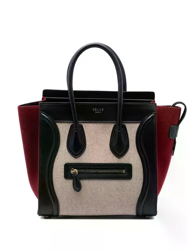 Celine Micro Luggage Tote Bag - Black