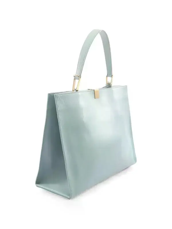Balenciaga 2018-2026 Leather Le Dix Satchel - Blue