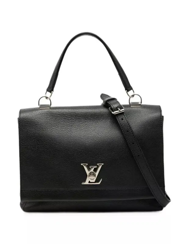 LOUIS VUITTON 2015 Leather Lockme Ii Satchel
