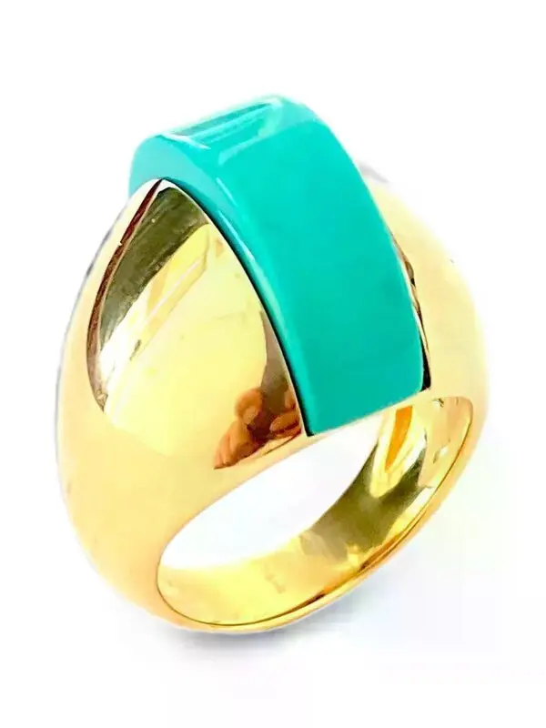ALETTO BROTHERS And Turquoise Band Ring