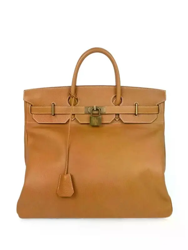 Hermès 1998 45 Haut À Courroies Handbag - Brown