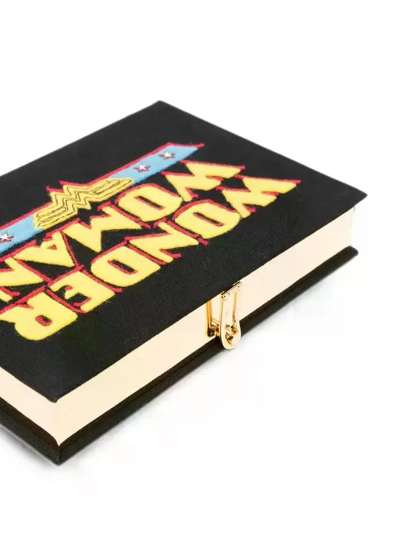 OLYMPIA LE-TAN Wonder Embroidered Clutch Bag - Black