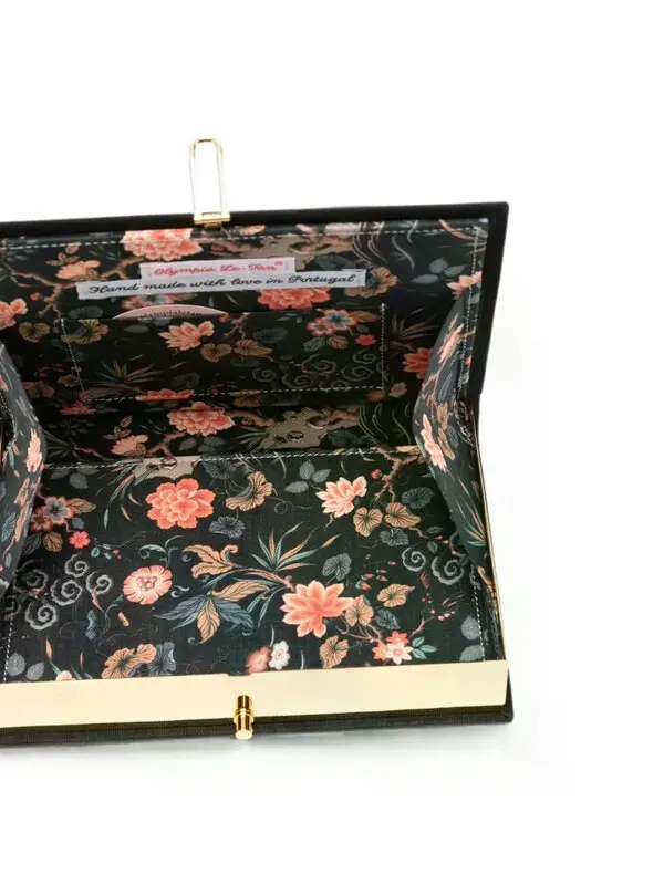 OLYMPIA LE-TAN Wonder Embroidered Clutch Bag - Black