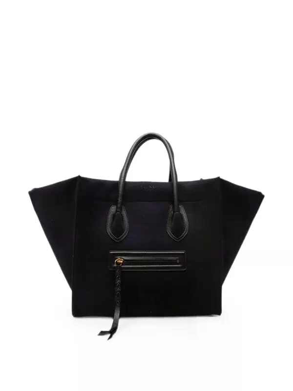 Celine 2014 Medium Felt Phantom Luggage Tote Bag