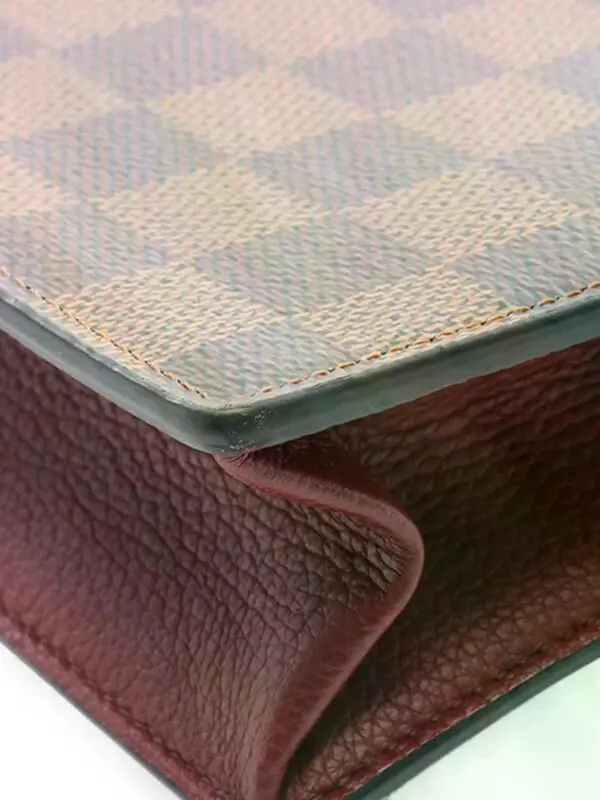 LOUIS VUITTON 2019 Damier Ebene Vavin Wallet On Chain Crossbody Bag