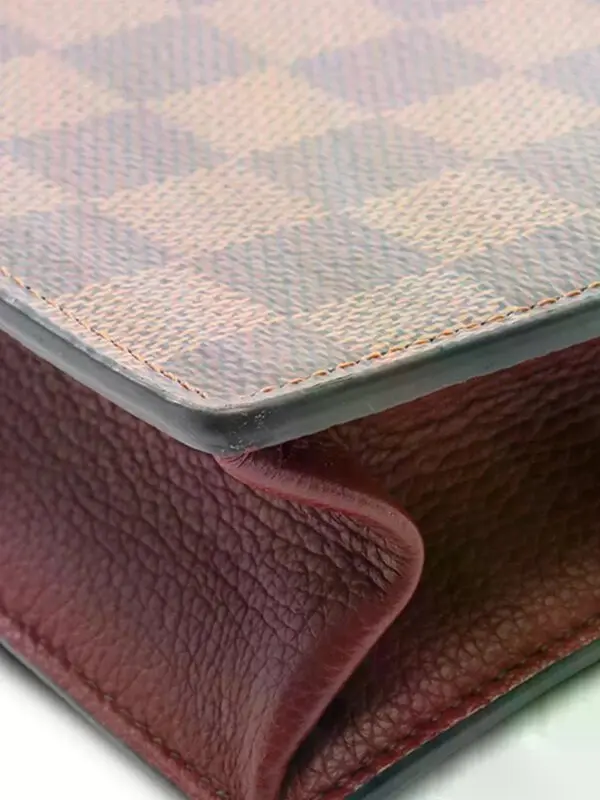 LOUIS VUITTON 2019 Damier Ebene Vavin Wallet On Chain Crossbody Bag - Brown