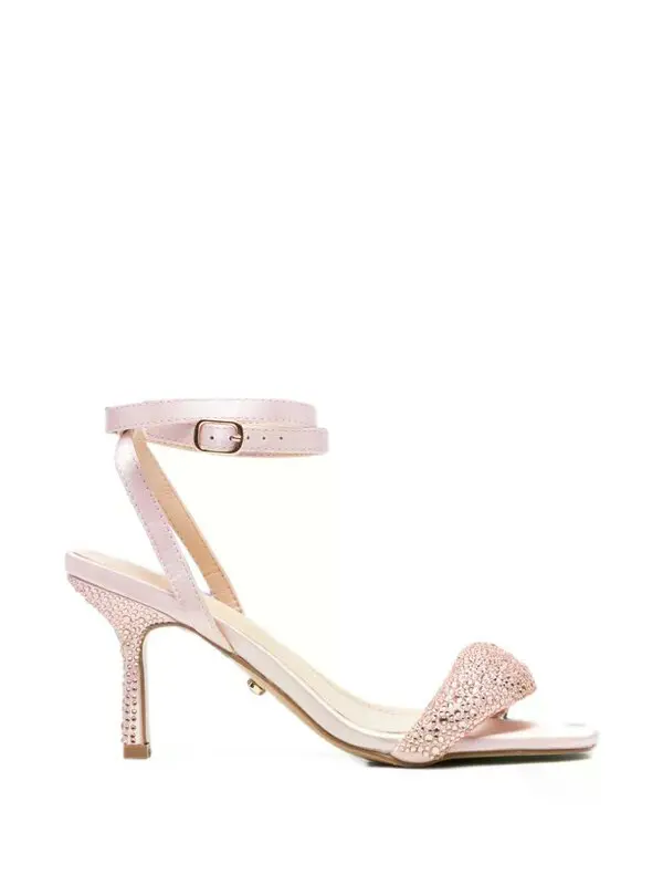 TWENTY FOURHAITCH Embellished Wrap-around Sandals - Pink