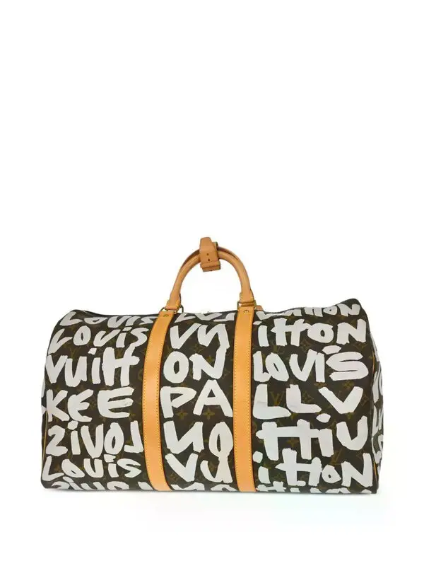 LOUIS VUITTON 2001 Graffiti Keepall 50 - Brown