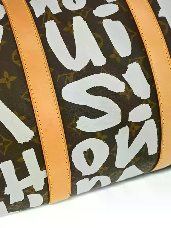 LOUIS VUITTON 2001 Graffiti Keepall 50 - Brown