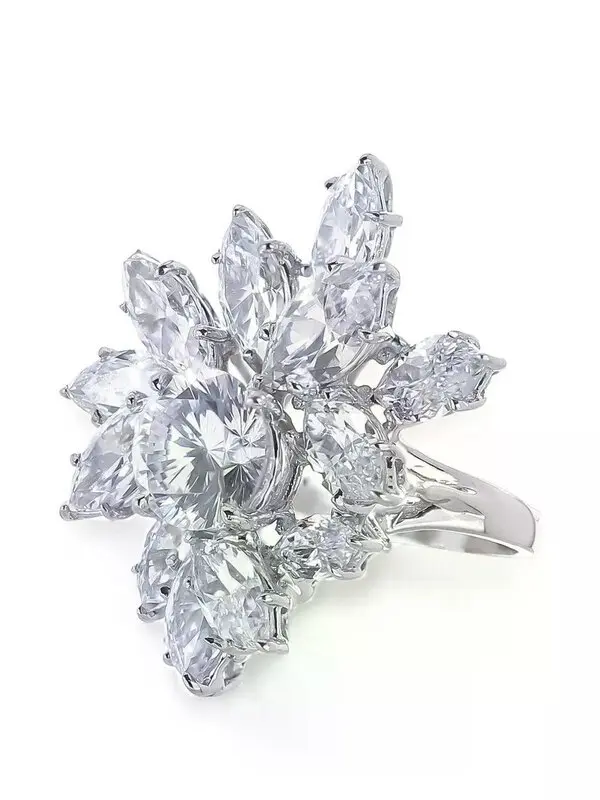 FANTASIA BY DESERIO Flower Cocktail Ring