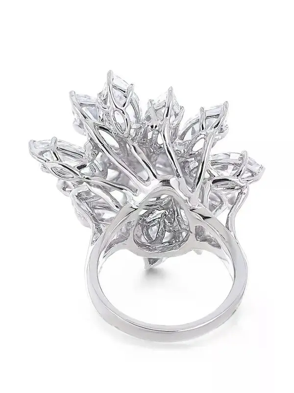 FANTASIA BY DESERIO Flower Cocktail Ring